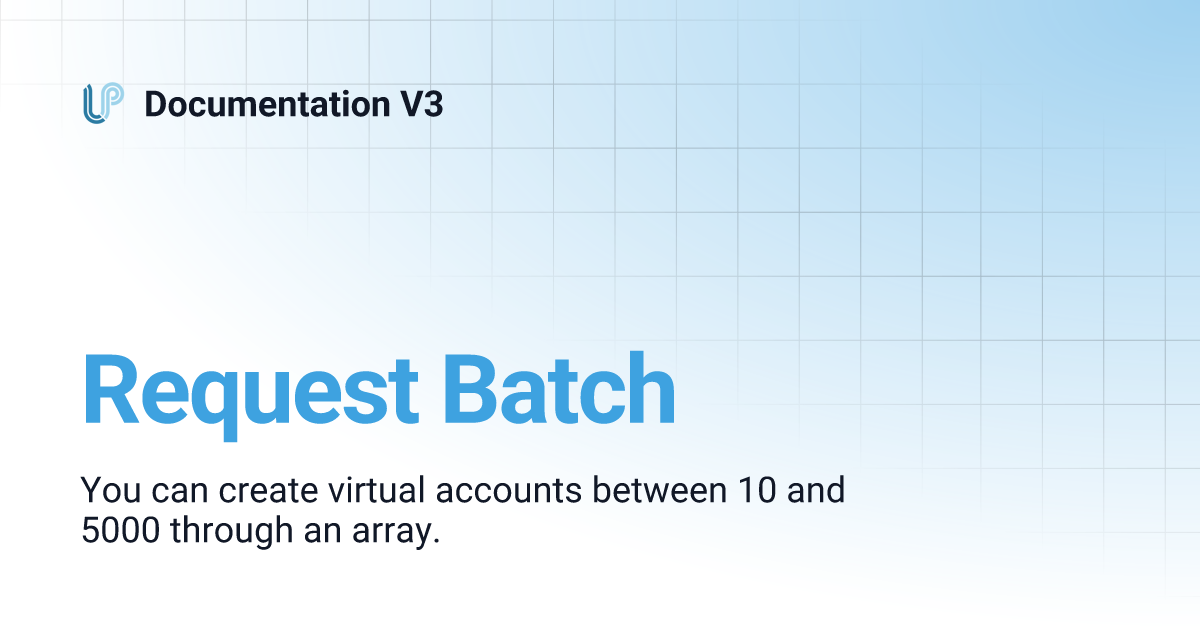 Request Batch | Documentation V3